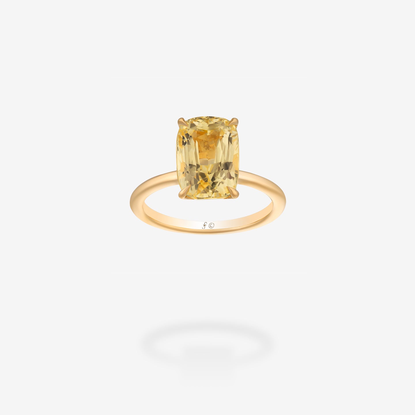 Finito Yellow Sapphire Milestone Ring – Josefina Bailleres
